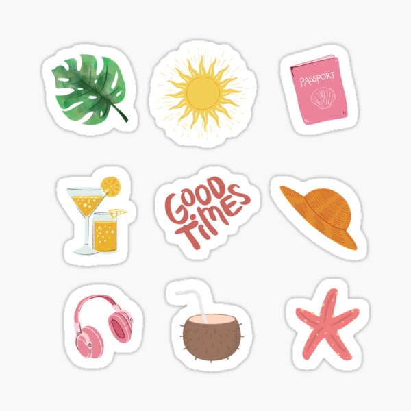 "good times" Sticker for Sale by Mashupmerch | Redbubble
