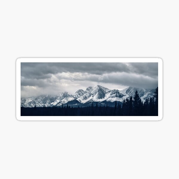 "Mountainscape" Sticker for Sale by hybcemoe | Redbubble