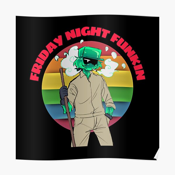 Póster «Friday Night Funkin garcello mejor personaje fnf smok» de ...