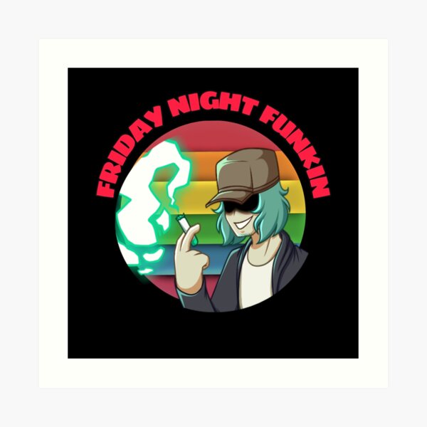 "Friday Night Funkin garcello best character fnf smoking" Art Print by ...