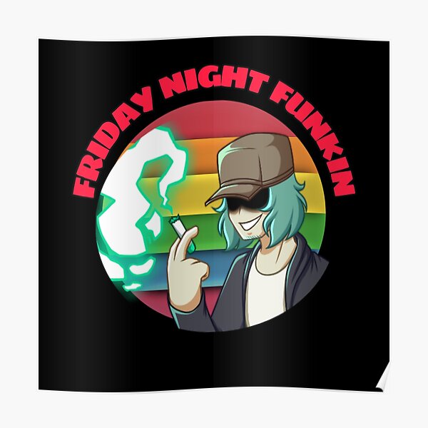 Póster «Friday Night Funkin garcello mejor personaje fnf smoking» de ...