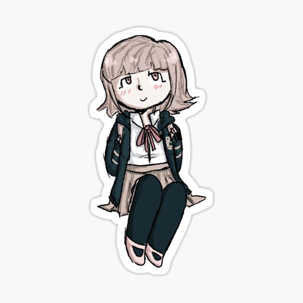 "Danganronpa Nanami Chiaki Sticker" by Rachel Santelices | Redbubble