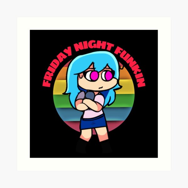 "Friday Night Funkin sky best character fnf " Art Print for Sale by ...