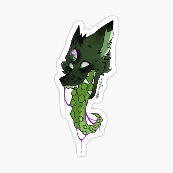 "Octopus Maw" Sticker for Sale by Pawsitively-Ink | Redbubble