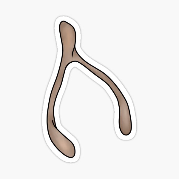 "Wishbone" Sticker by ellebackup | Redbubble