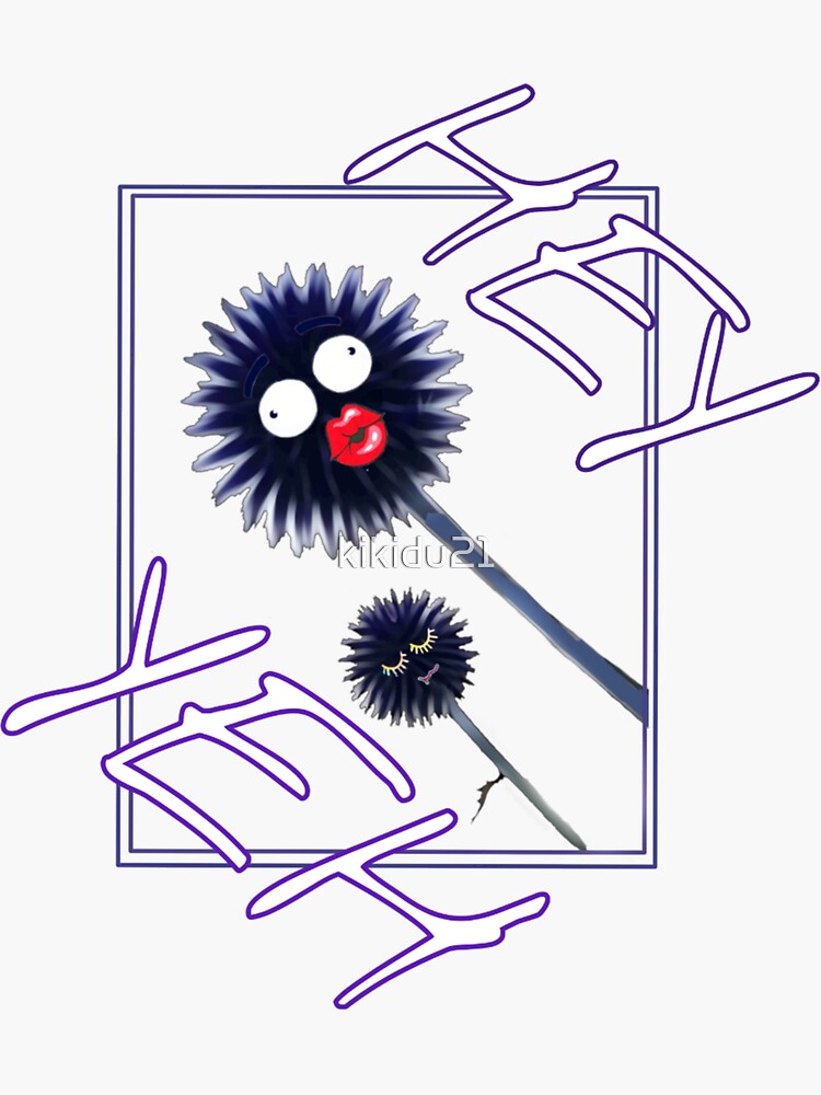 "HEY - YEH - happy thistles - photo design red background" Sticker for ...