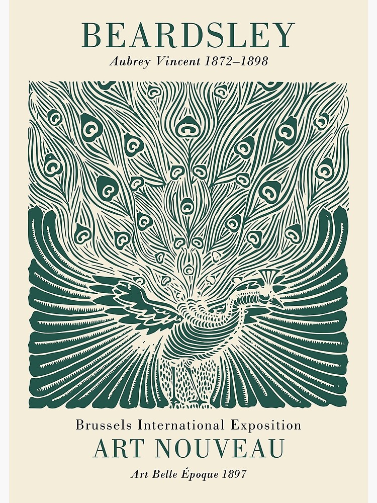 "Beardsley Gallery Poster" Poster by LucasJoshua | Redbubble