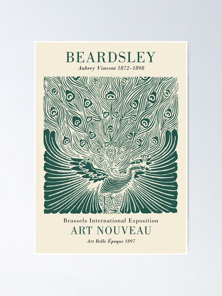 "Beardsley Gallery Poster" Poster by LucasJoshua | Redbubble