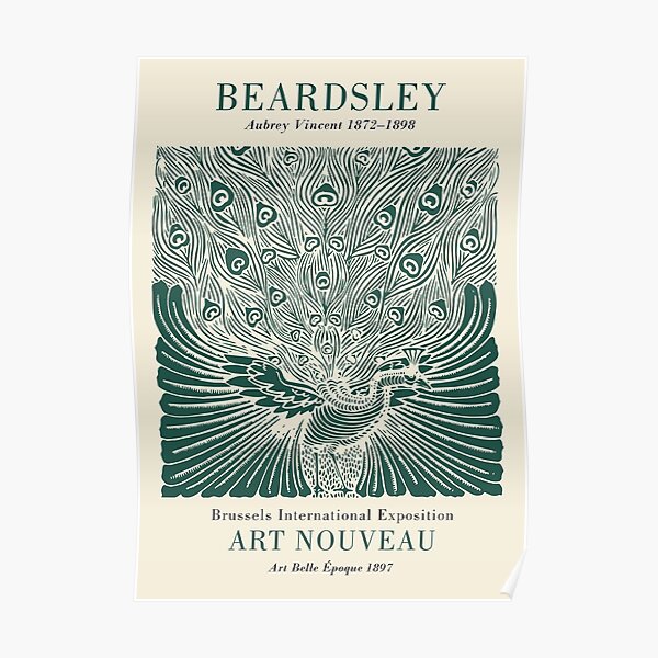 "Beardsley Gallery Poster" Poster by LucasJoshua | Redbubble