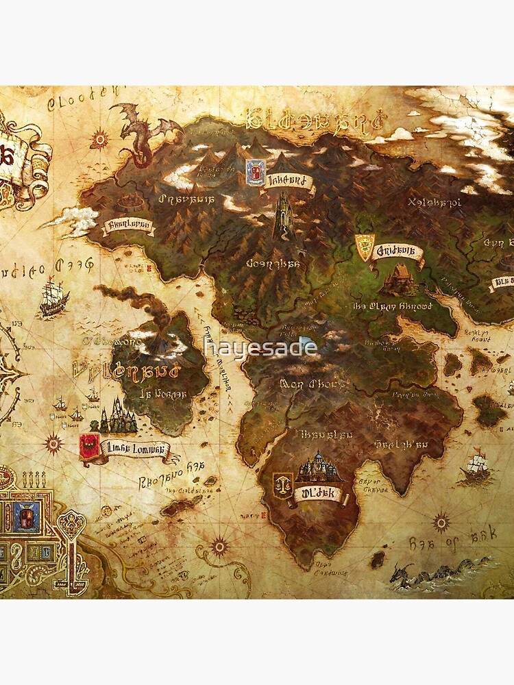 Ffxiv World Map Merch & Gifts for Sale | Redbubble