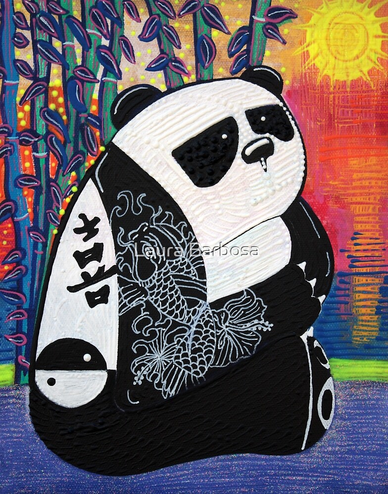 "Panda Zen Master" by Laura Barbosa | Redbubble