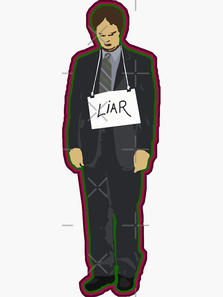 "Liar" Sticker by pickledbeets | Redbubble
