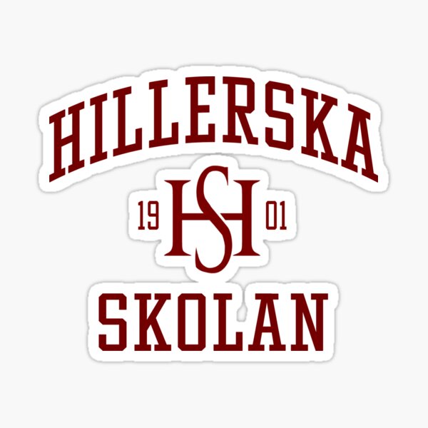 "Hillerska Skolan Logo Young Royals" Sticker by bennygraphics | Redbubble