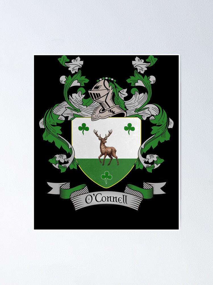 "O'Connell Coat of Arms | O'Connell Family Crest" Poster for Sale by ...