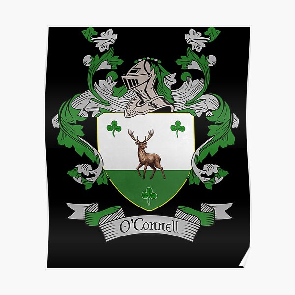 "O'Connell Coat of Arms | O'Connell Family Crest" Poster for Sale by ...