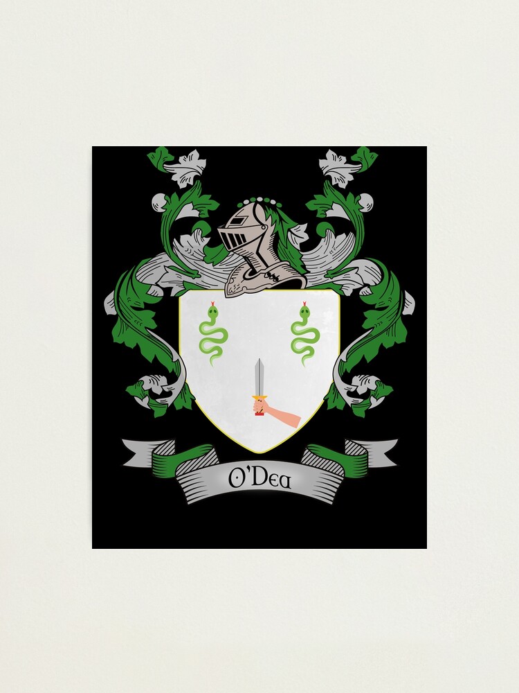 "O'Dea Coat of Arms | O'Dea Family Crest" Photographic Print by chuppys ...