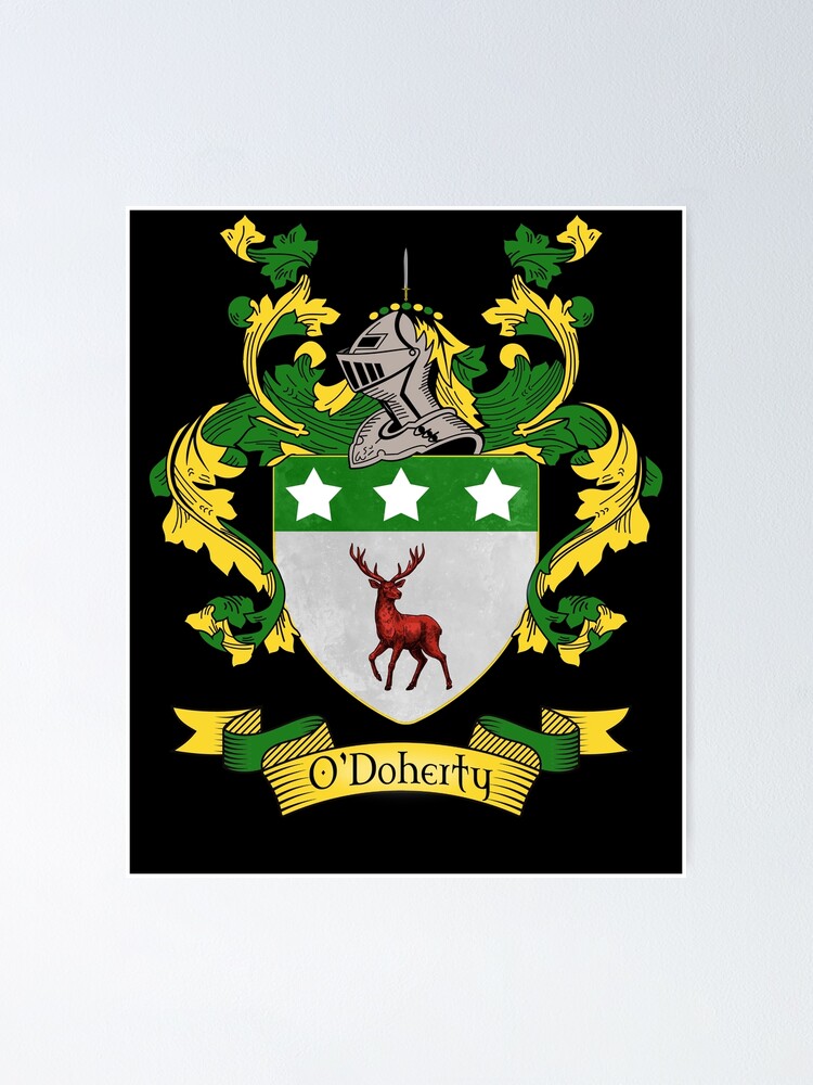 "O'Doherty Coat of Arms | O'Doherty Family Crest" Poster for Sale by ...
