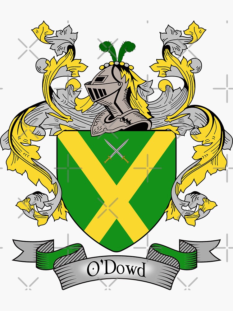 "O'Dowd Coat of Arms | O'Dowd Family Crest" Sticker for Sale by chuppys ...