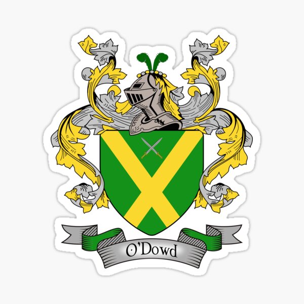 "O'Dowd Coat of Arms | O'Dowd Family Crest" Sticker for Sale by chuppys ...