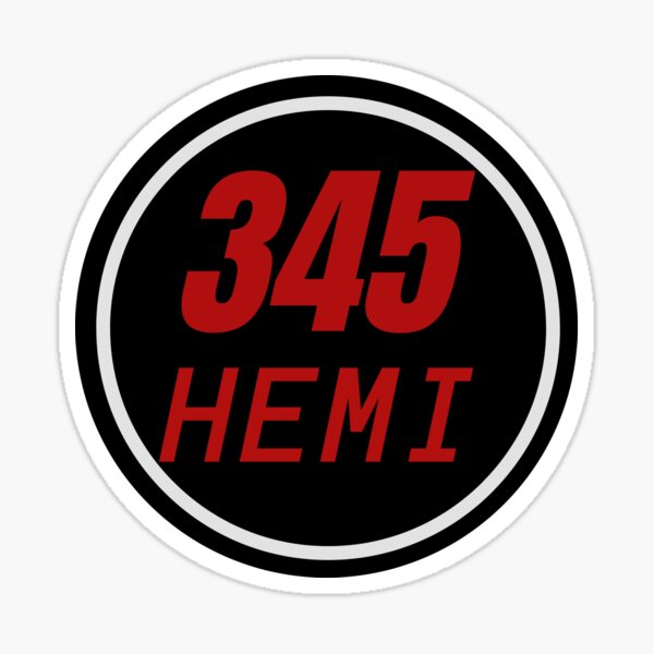 345 Hemi Stickers | Redbubble