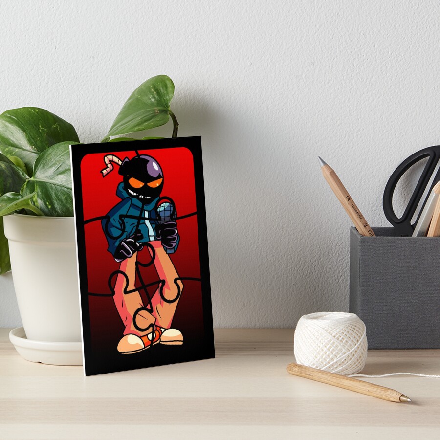 "Fnf whitty character Puzzle" Art Board Print for Sale by AbrekArt ...