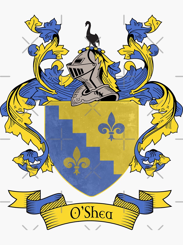 "O'Shea Coat of Arms | O'Shea Family Crest" Sticker by chuppys | Redbubble