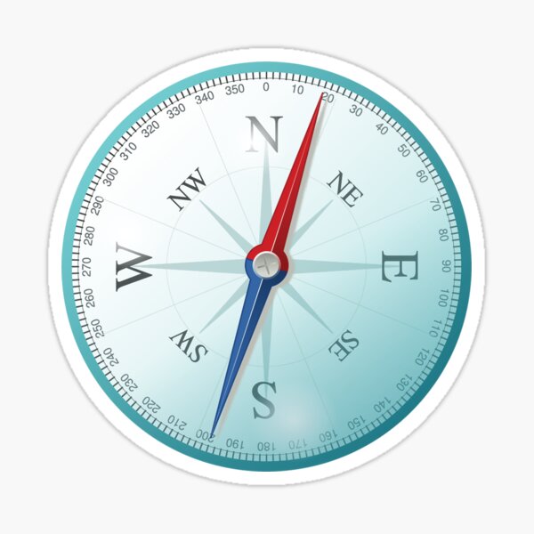 "Compass Essential Sticker " Sticker by USdirectStore | Redbubble