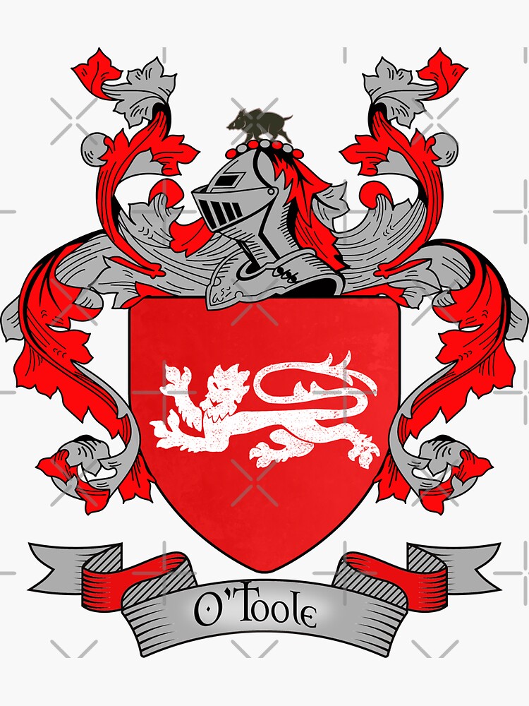 Pegatina «Escudo de armas de O'Toole | Escudo de la familia O'Toole» de ...