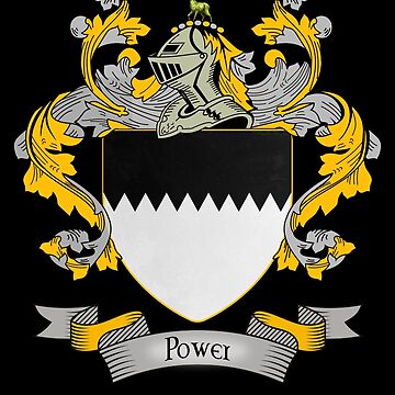"Power Coat of Arms | Power Family Crest" Poster for Sale by chuppys ...