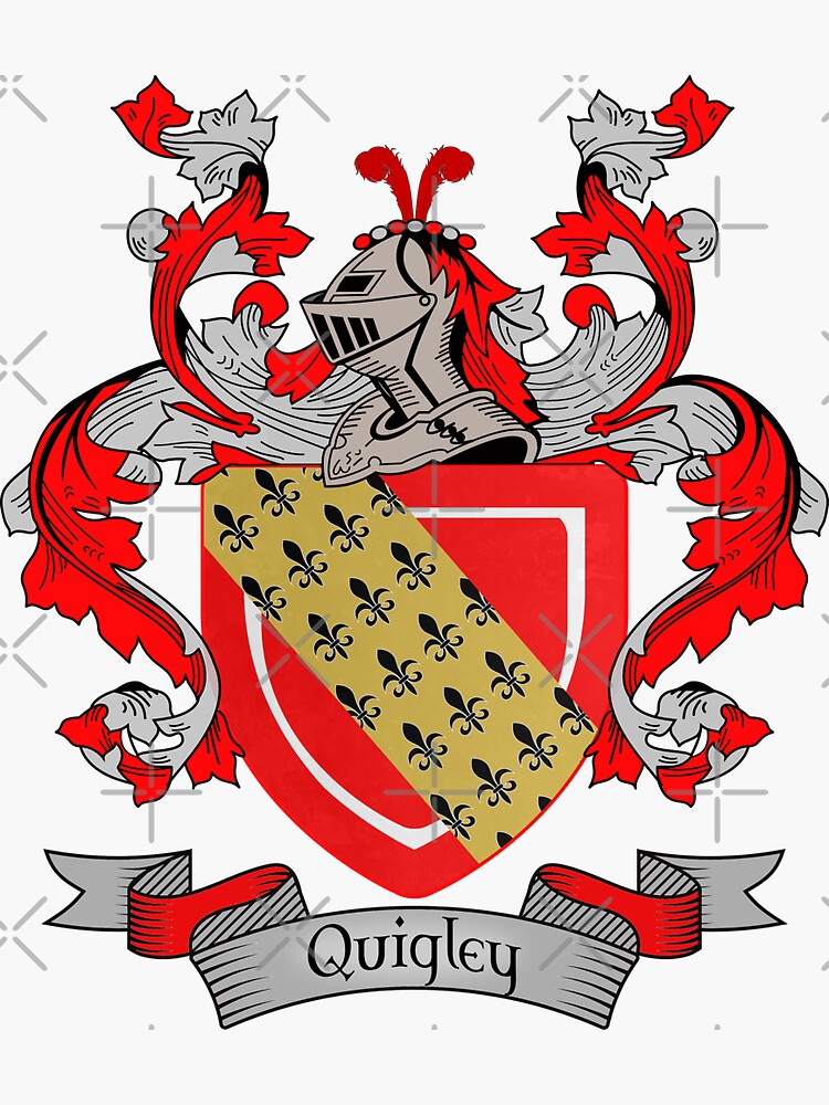 "Quigley Coat of Arms | Quigley Family Crest" Sticker for Sale by ...
