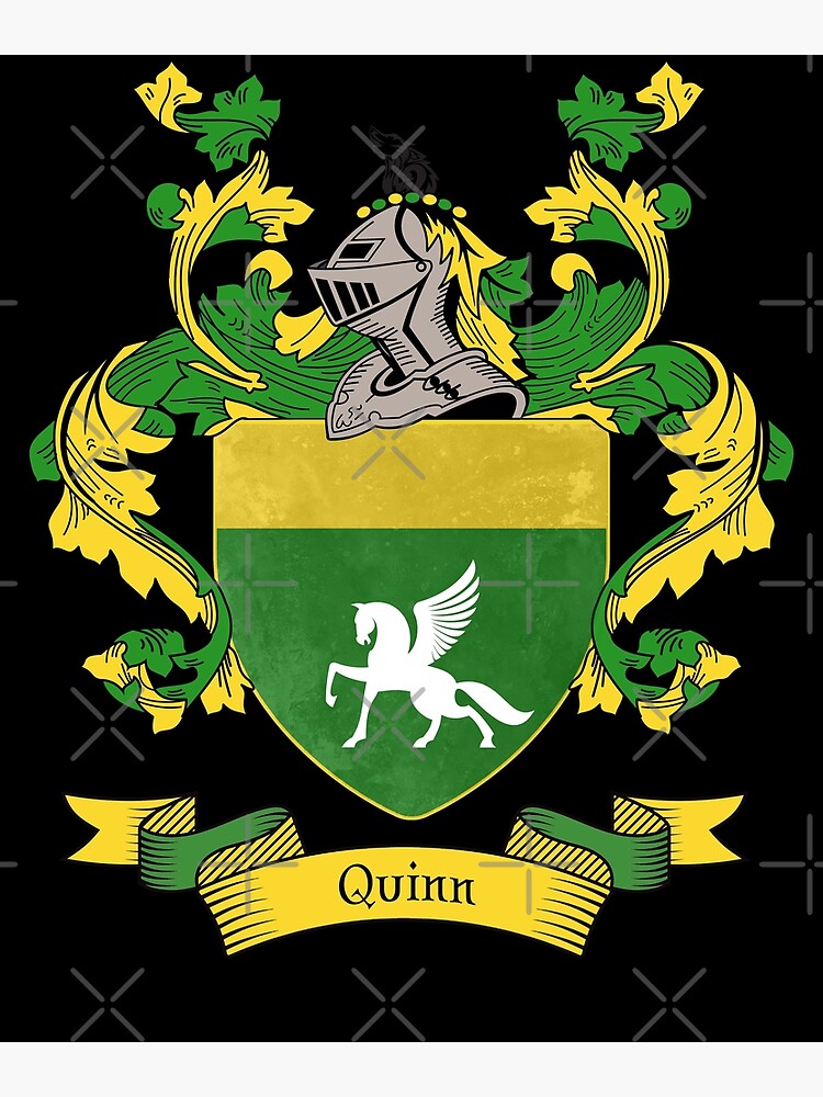 "Quinn Coat of Arms | Quinn Family Crest" Poster for Sale by chuppys ...