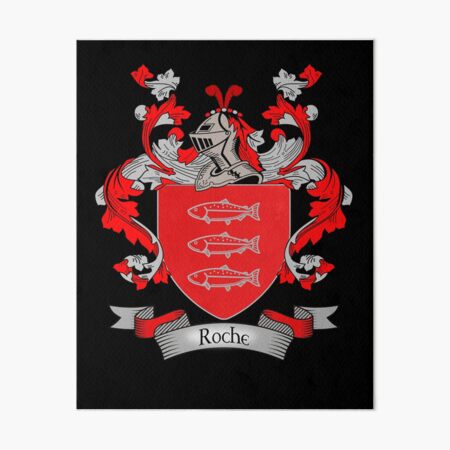 "Roche Coat of Arms | Roche Family Crest" Art Board Print by chuppys ...
