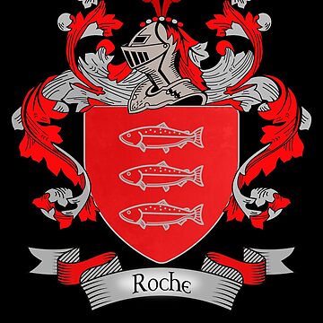 "Roche Coat of Arms | Roche Family Crest" Sticker for Sale by chuppys ...