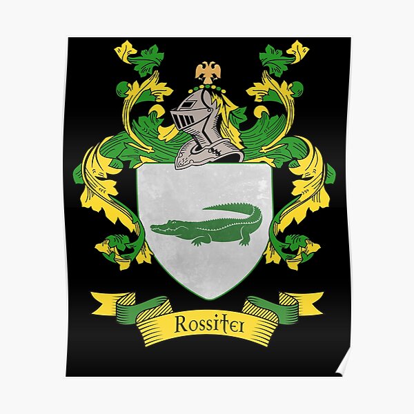 "Rossiter Coat of Arms | Rossiter Family Crest" Poster by chuppys ...