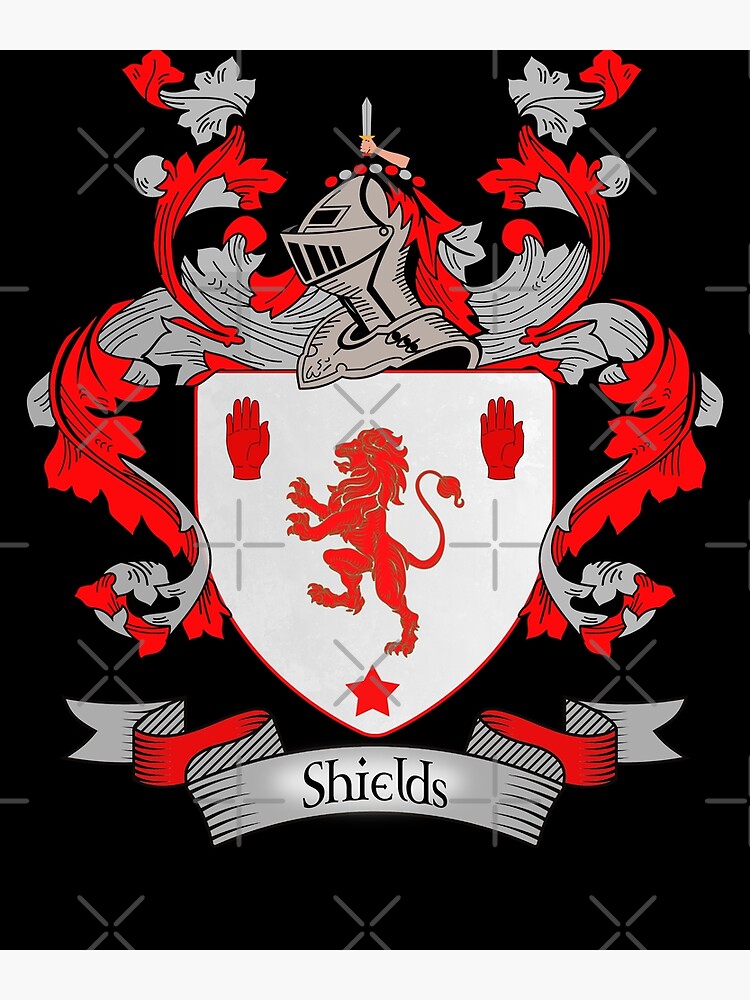 "Shields Coat of Arms | Shields Family Crest" Poster for Sale by ...