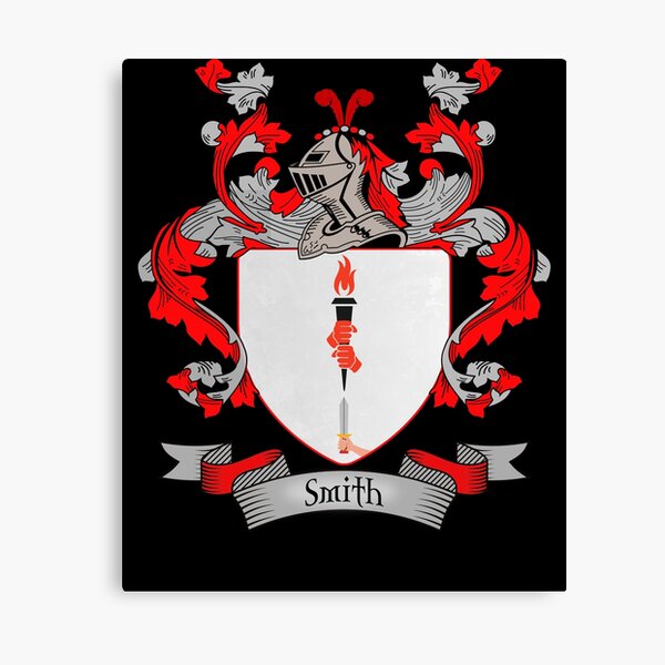 "Smith Coat of Arms | Smith Family Crest" Canvas Print by chuppys ...