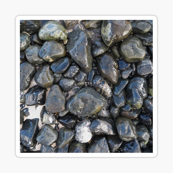 "Beach Stones" Sticker by glasere | Redbubble