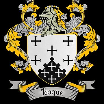 "Teague Coat of Arms | Teague Family Crest" Sticker for Sale by chuppys ...