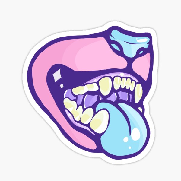 "pastel maw" Sticker for Sale by hartleyisboring | Redbubble