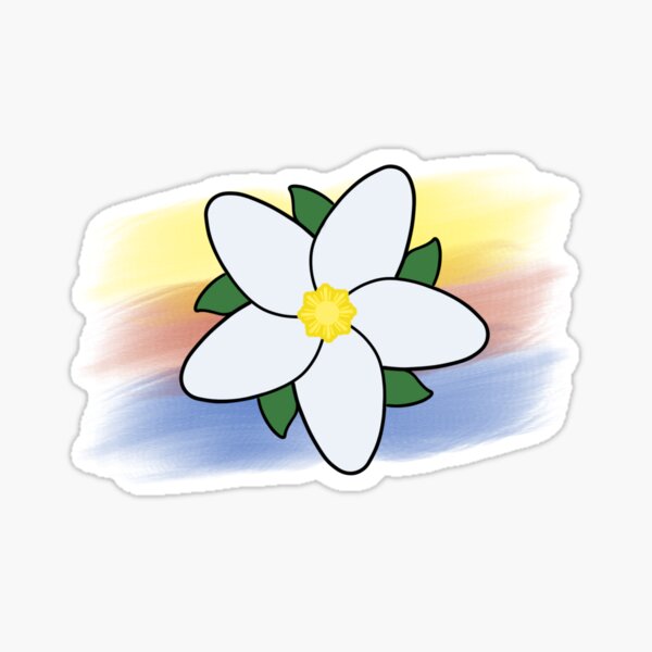 "Sampaguita" Sticker for Sale by Diego Suazo | Redbubble