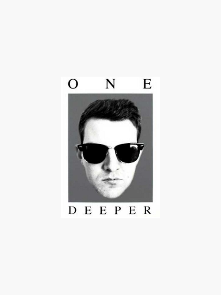 "ONE DEEPER" Sticker for Sale by Mikepool | Redbubble