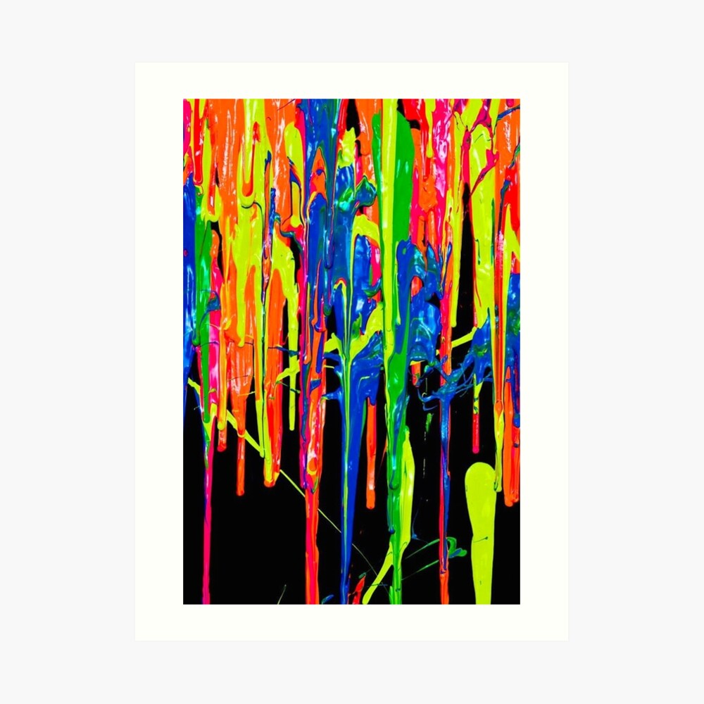 Wallpaper Canvas Dripping Painting