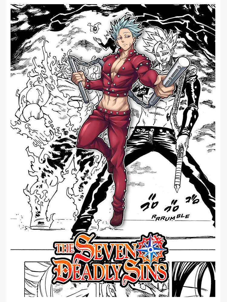 "Seven Deadly Sins: Ban" Sticker for Sale by AnimatoPosters | Redbubble