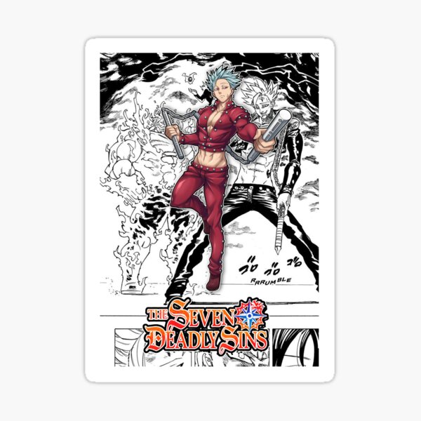 "Seven Deadly Sins: Ban" Sticker for Sale by AnimatoPosters | Redbubble