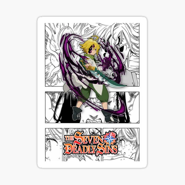 "Seven Deadly Sins: Meliodas" Sticker for Sale by AnimatoPosters ...
