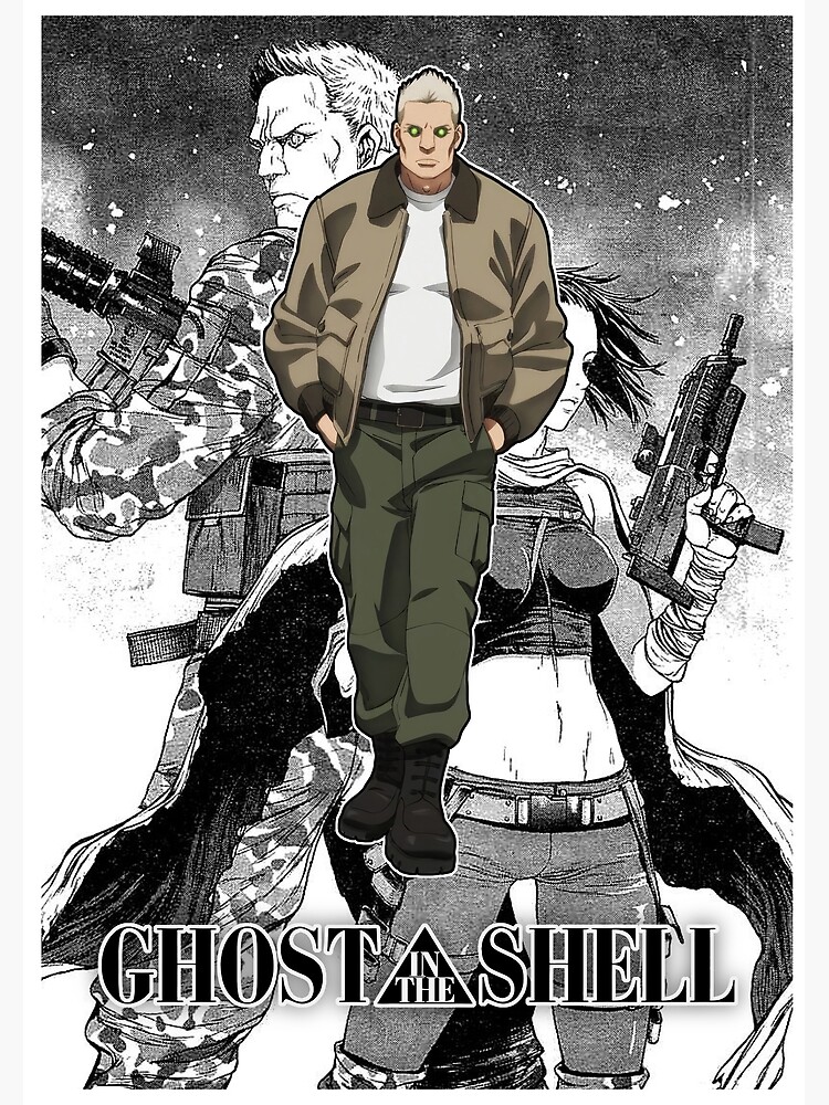 "Ghost in a shell: Batou" Poster by AnimatoPosters | Redbubble