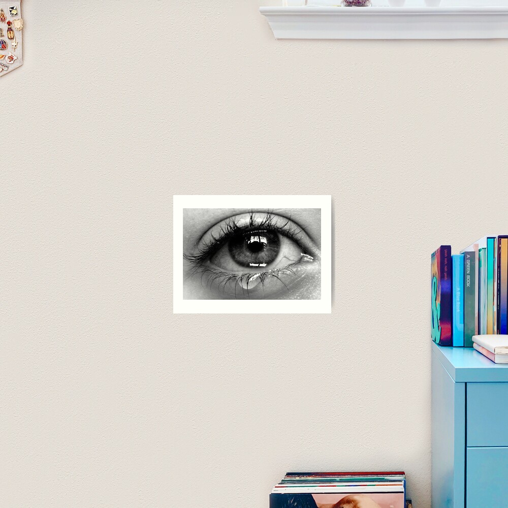 "crying eye" Poster for Sale by AbigailMinchew | Redbubble