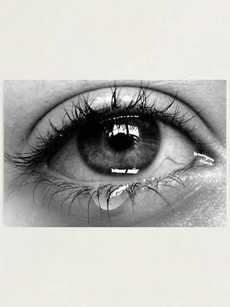 Black And White Crying Eye Tumblr