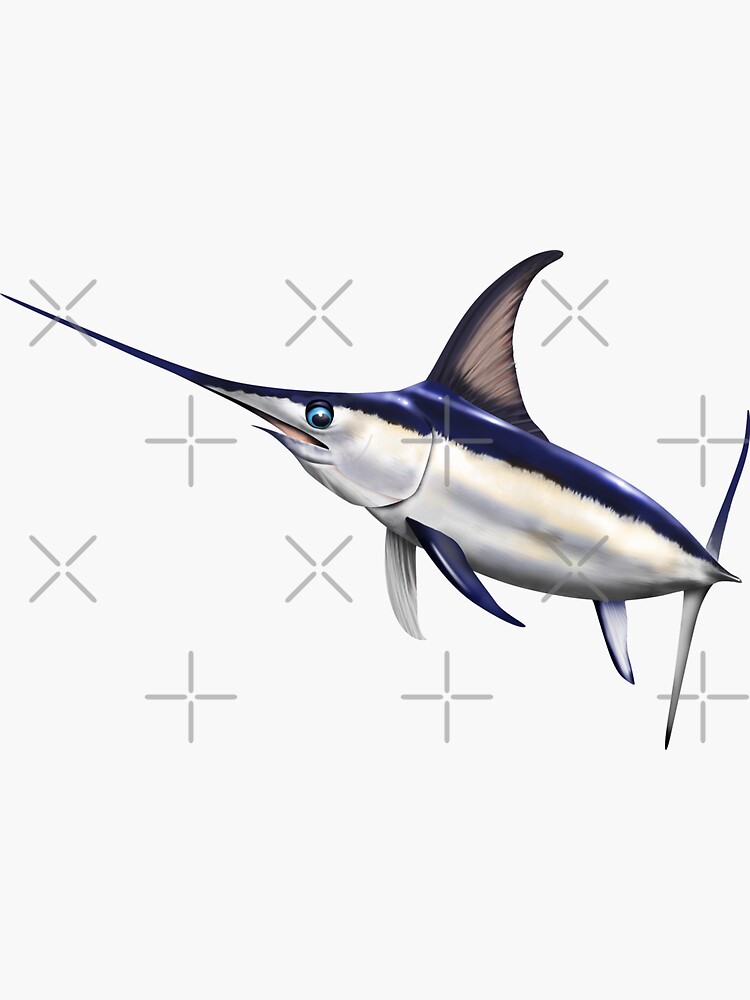 "Swordfish" Sticker for Sale by iColor4U | Redbubble