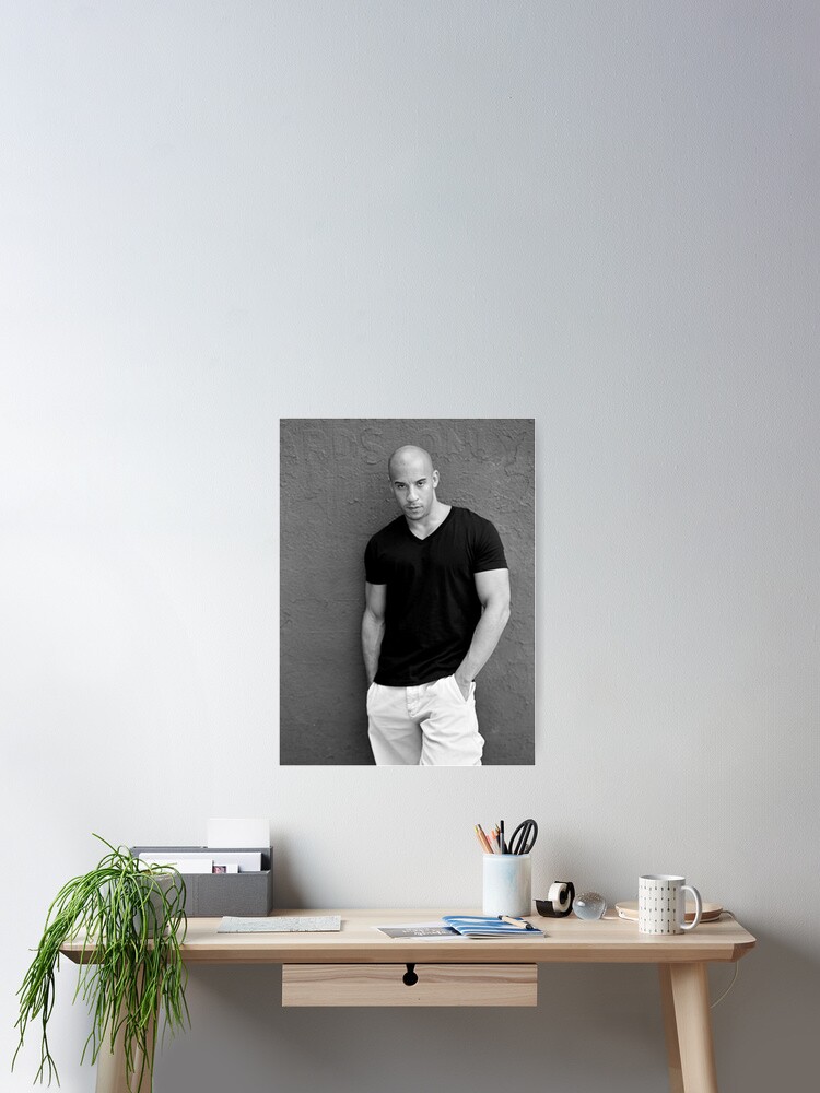 "vin diesel young" Poster for Sale by redsuu | Redbubble